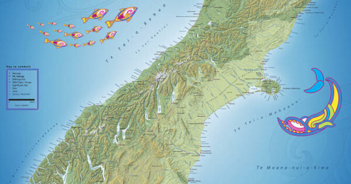 Te Waipounamu tangata whenua place names map | Te Rūnanga o Ngāi Tahu