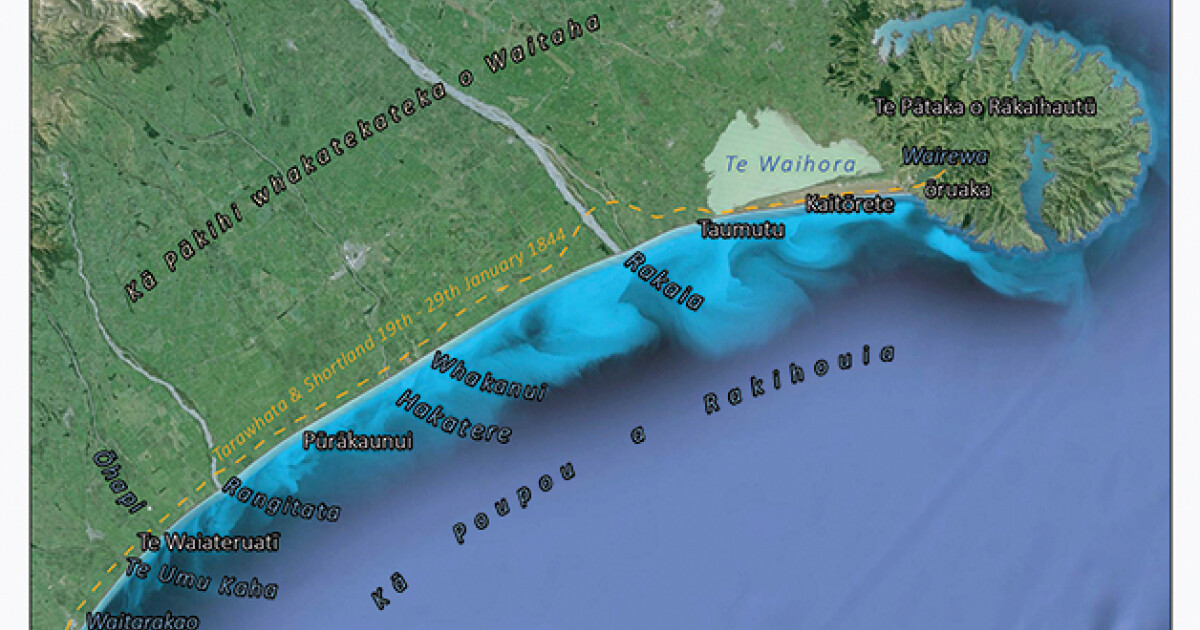 Kā ara tūpuna Waitarakao to Wairewa: the ninety mile beach | Te Rūnanga ...