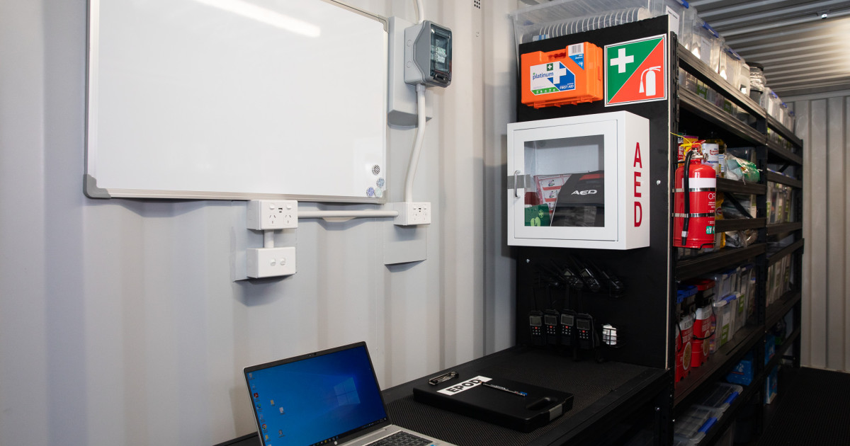 Rāpaki Marae installs emergency pods | Te Rūnanga o Ngāi Tahu